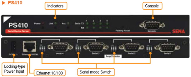 디바이스 터미널 서버 - PS410